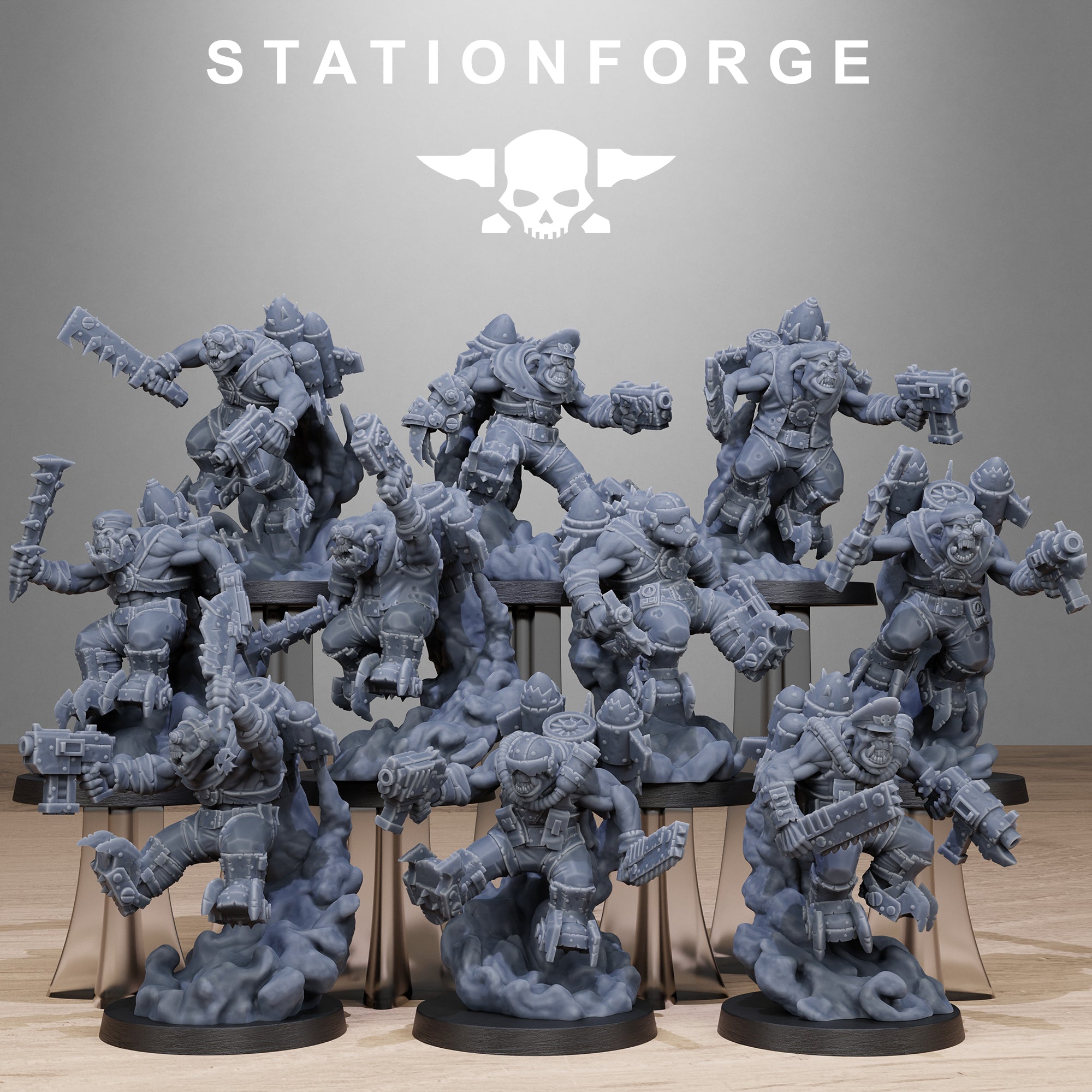 3D Printed Orkaz Flyers by StationForge Miniatures – Last Hope Miniatures