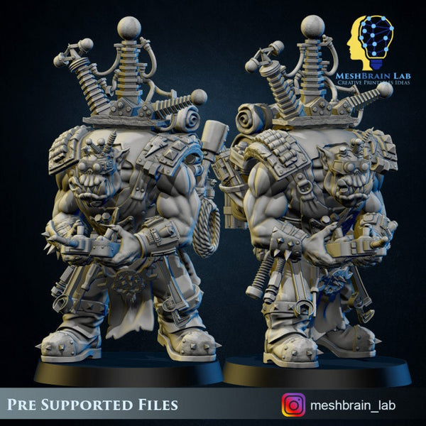 3d Printed Ork Big Mek by Meshbrain Labs – Last Hope Miniatures