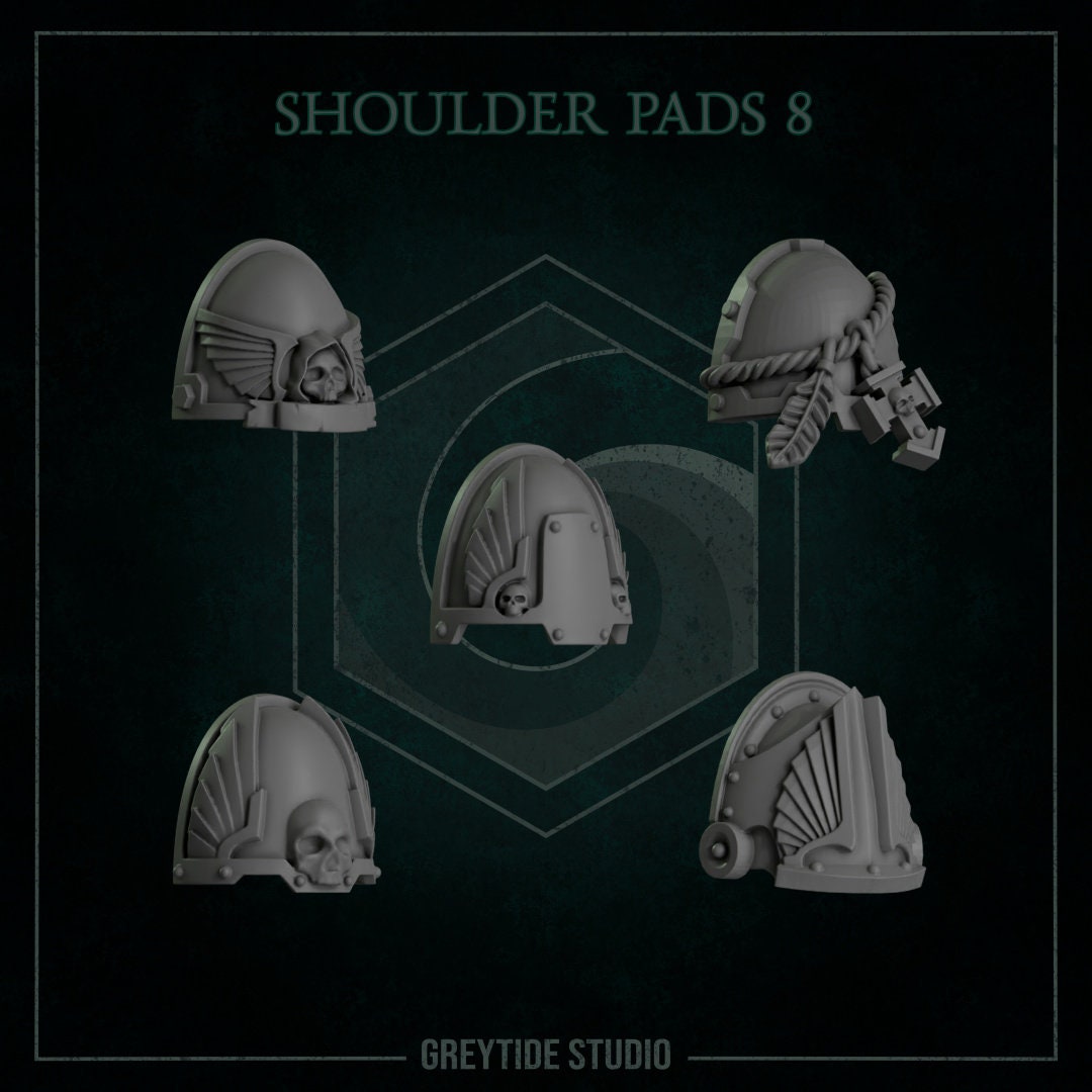 3d Printed Angel Wing Shoulderpads x10 by Greytide Studio – Last Hope ...