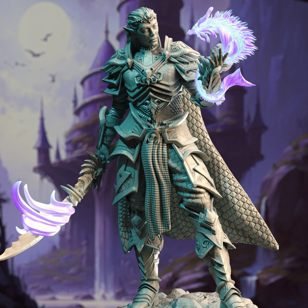 3D Printed High Elf Spellblade by DM Stash – Last Hope Miniatures