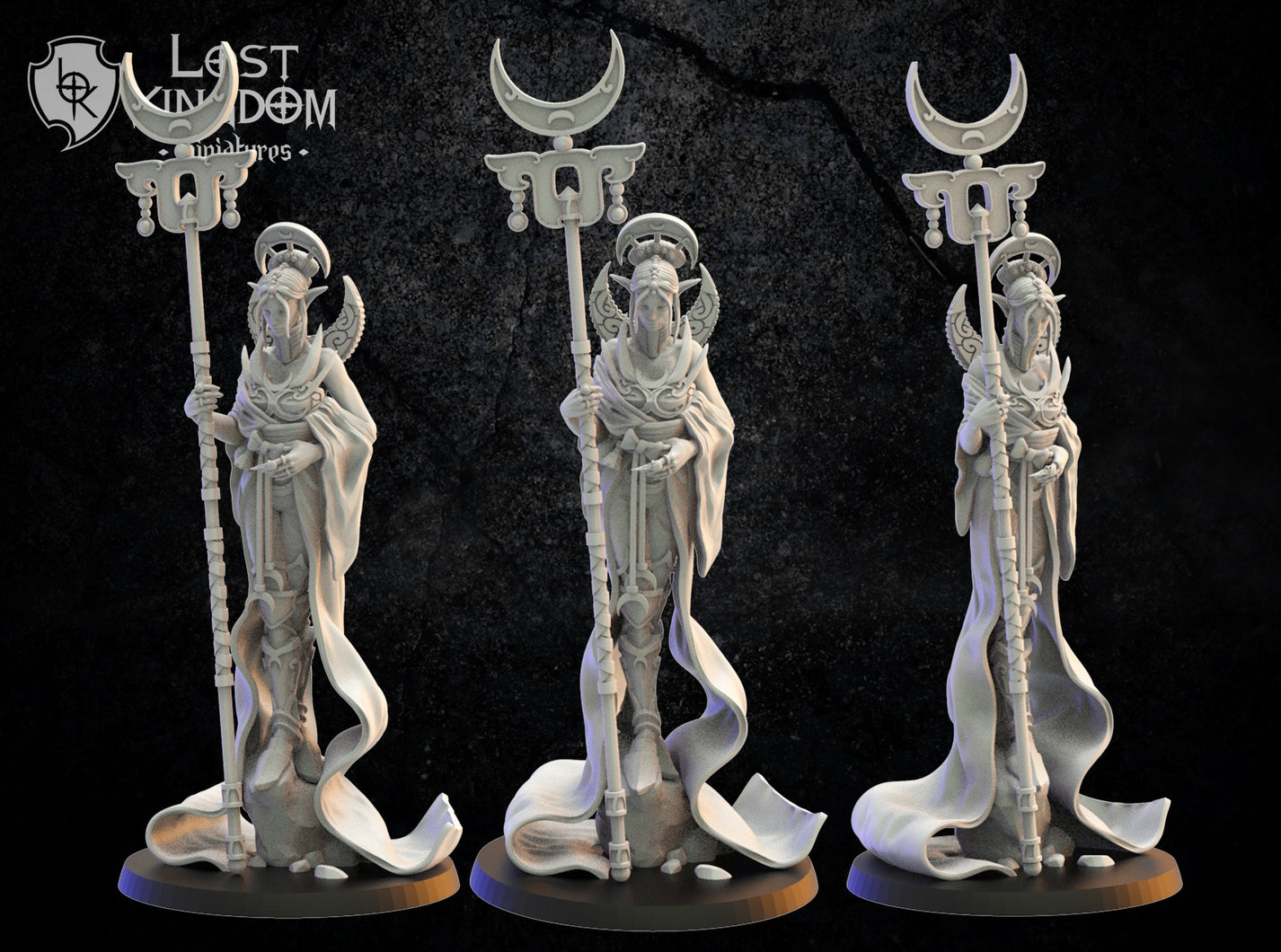 3d Printed Kaguya, Moonlight Priestess by Lost Kingdom Miniatures ...
