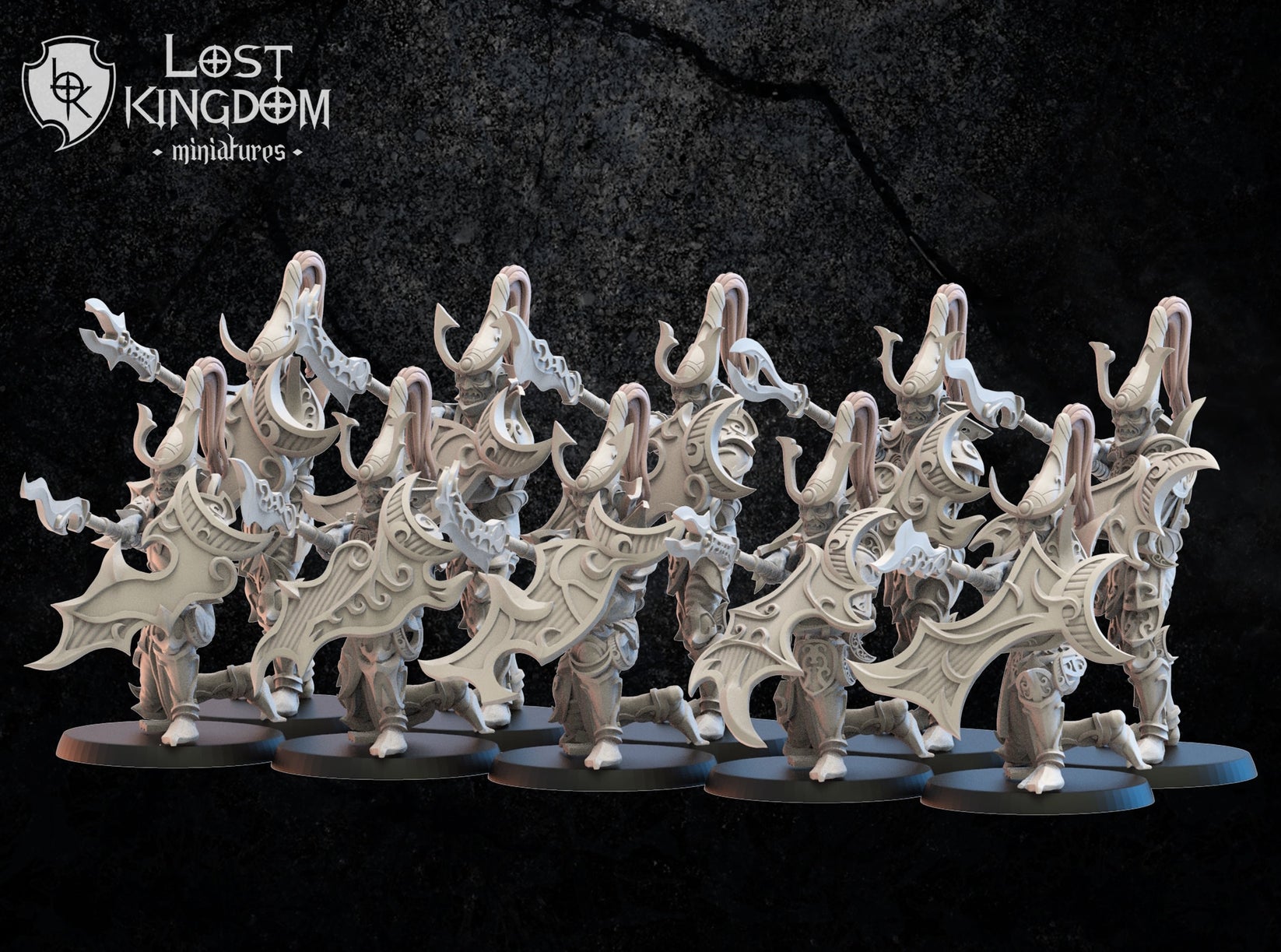 3d Printed Dark Elf Foot Soldiers x10 by Lost Kingdom Miniatures – Last ...