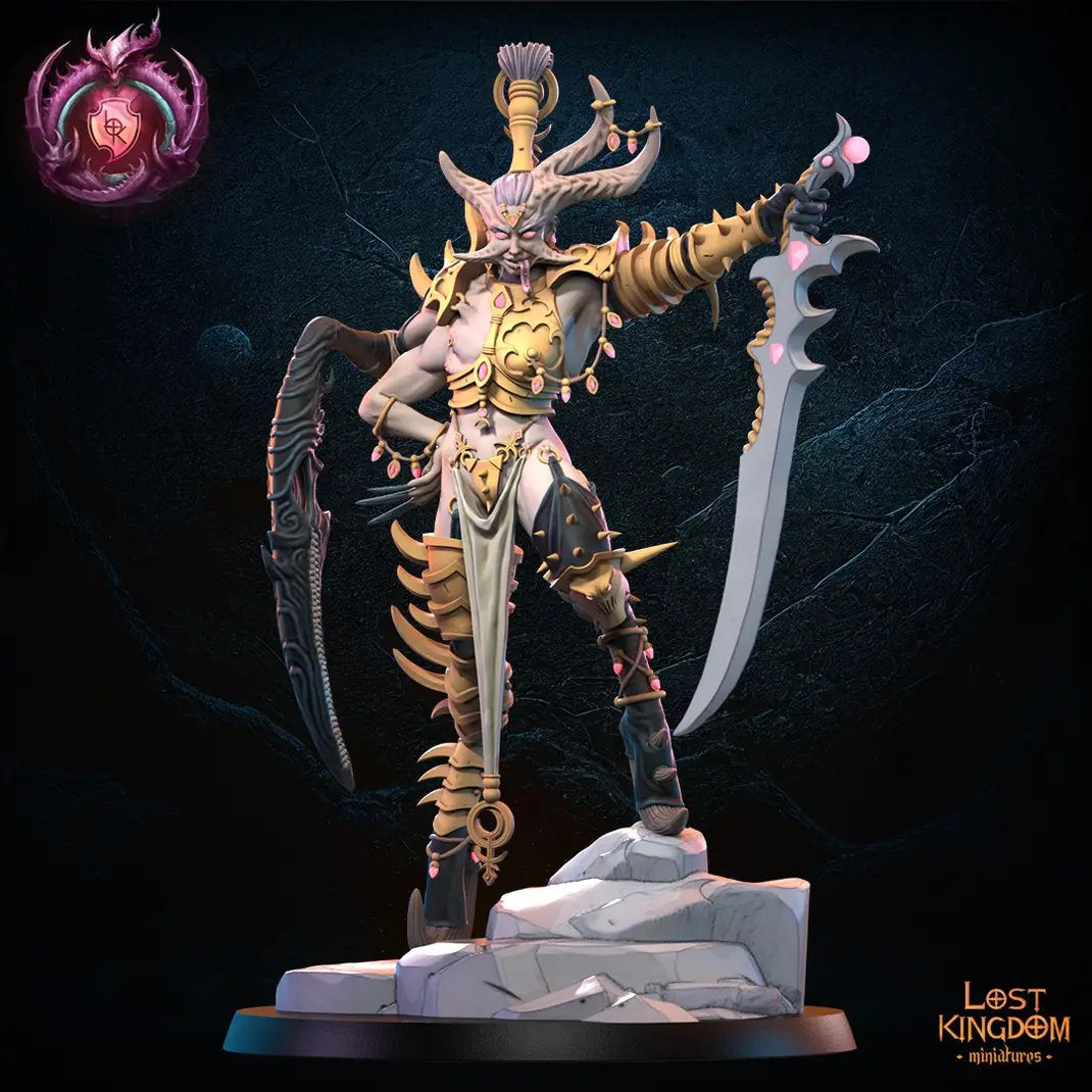 3d Printed Depravation Daemon Prince by Lost Kingdom Miniatures – Last ...