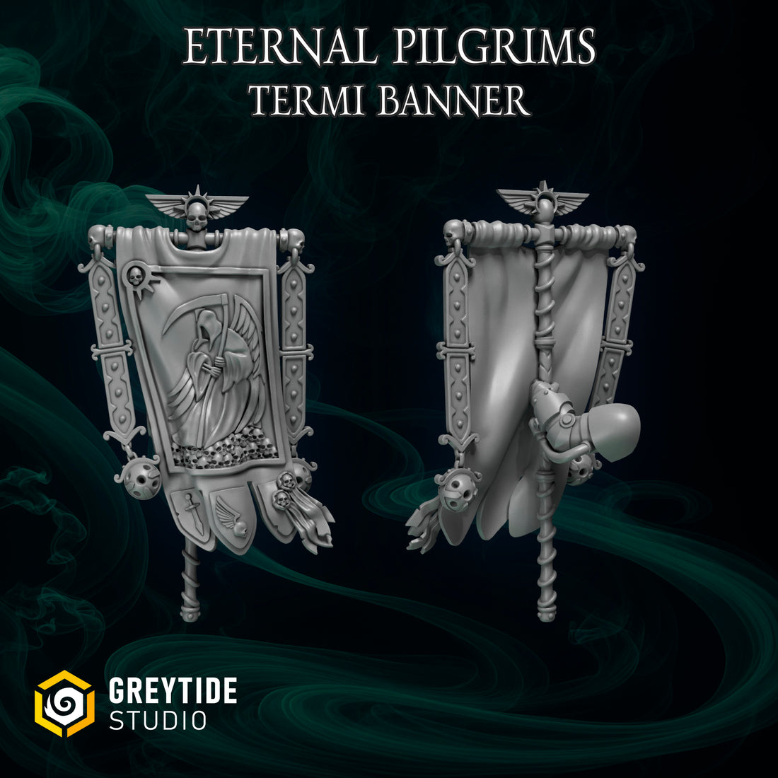 3d Printed Eternal Pilgrim Banners by Greytide Studio – Last Hope ...