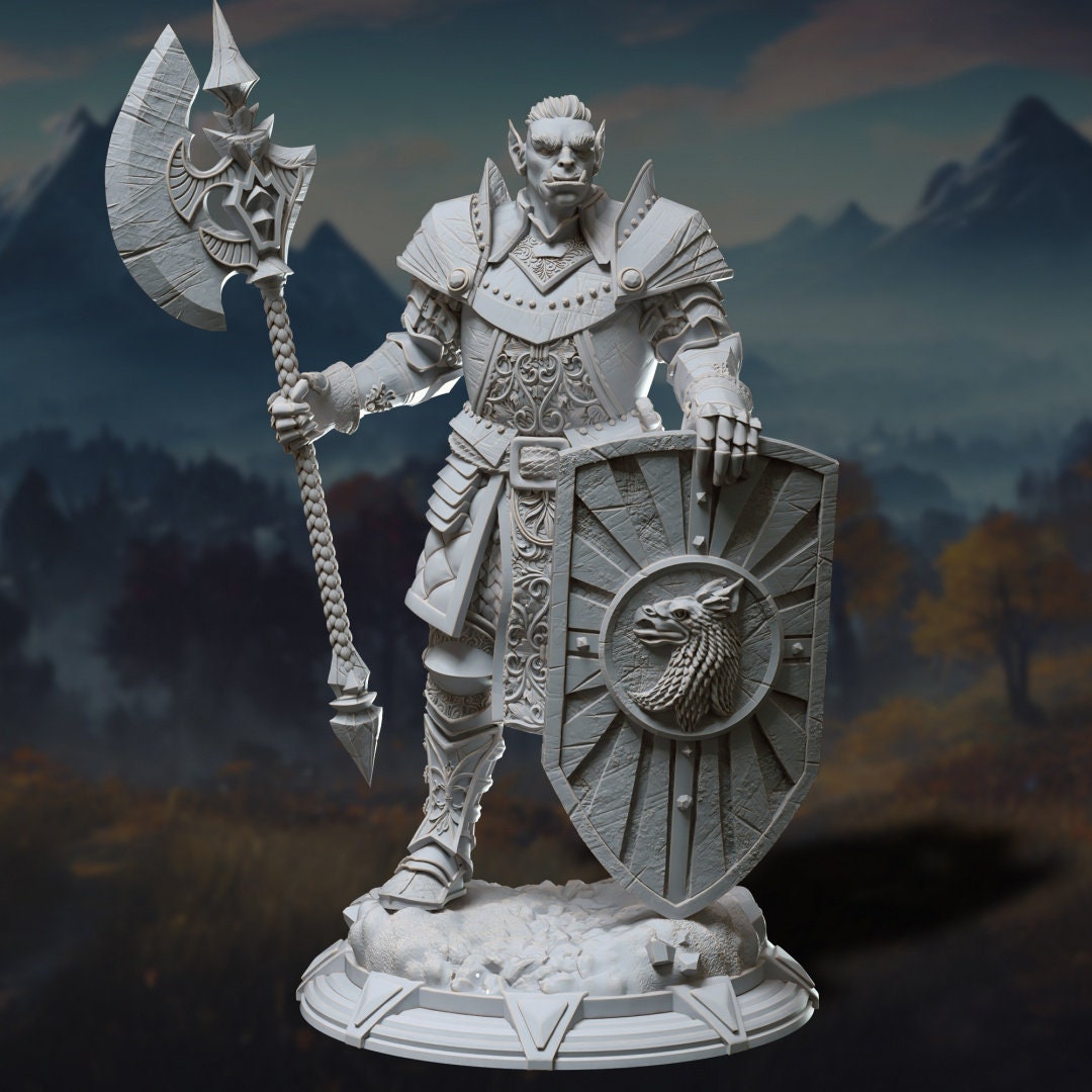 3D Printed Orc Knight by DM Stash – Last Hope Miniatures