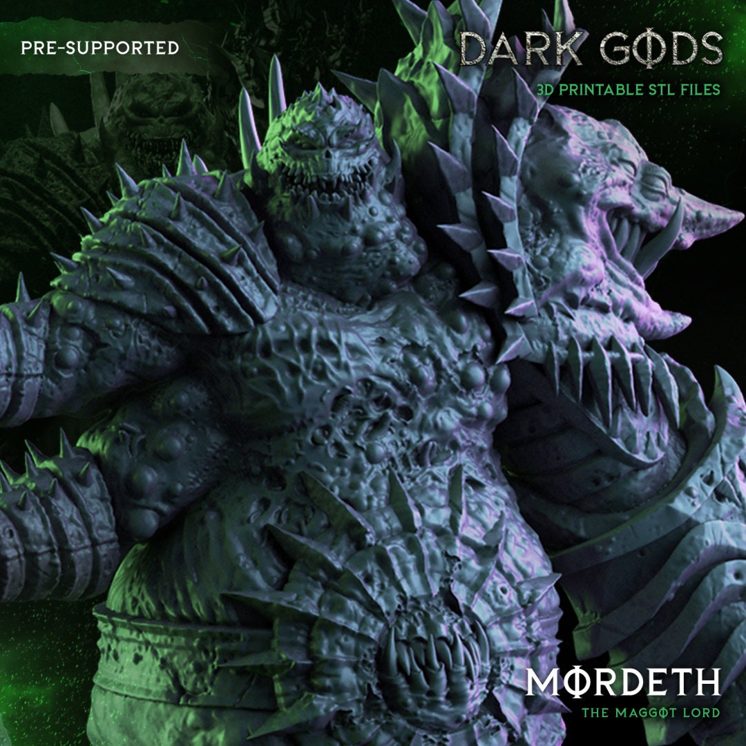 3D Printed Mordeth the Maggot Lord by Dark Gods Miniatures – Last Hope ...