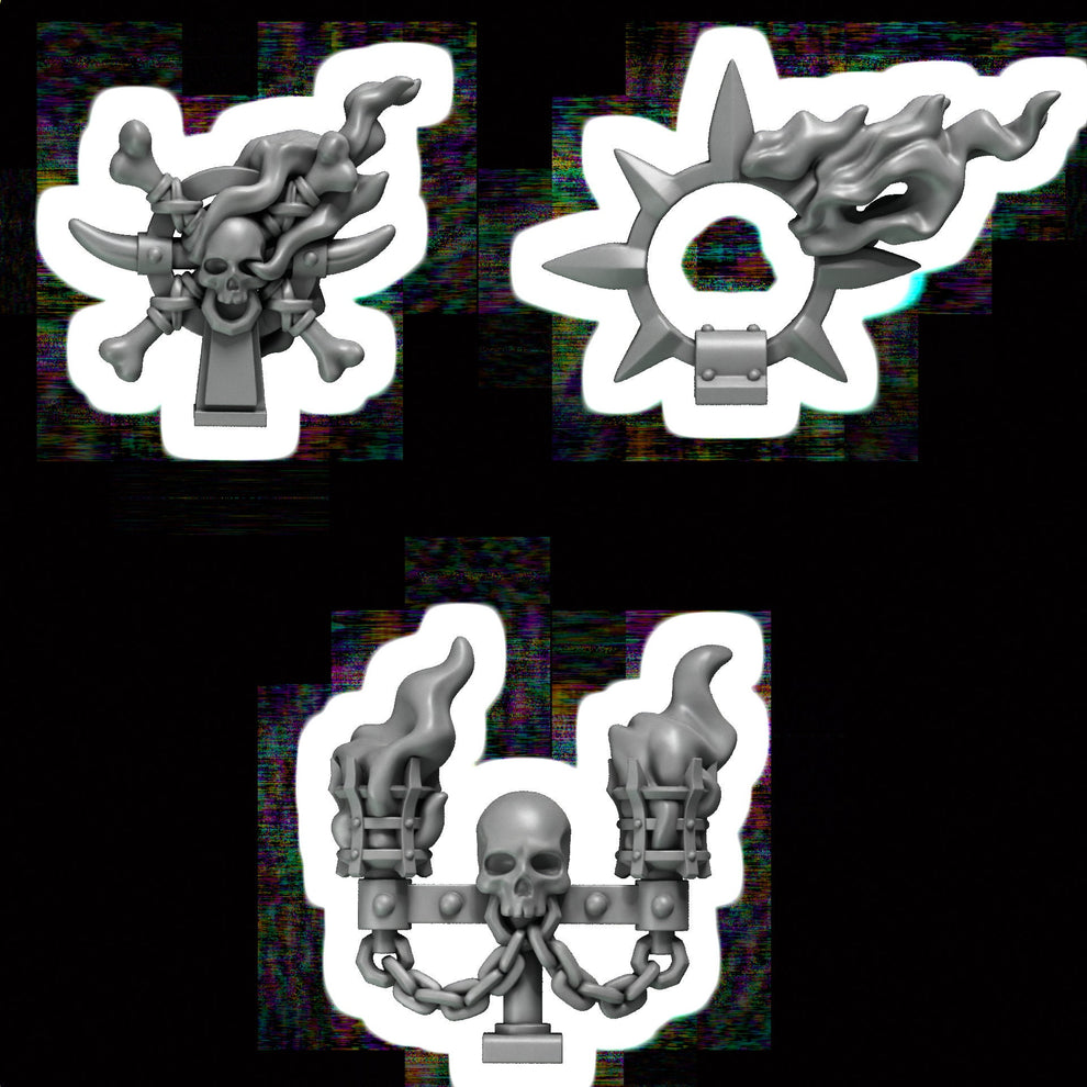 3d Printed Cursed Legion Decorations x9 by Greytide Studio – Last Hope ...