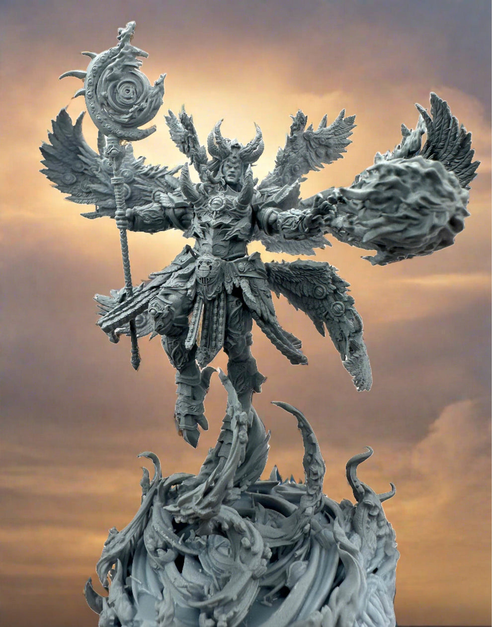 3D Printed Giant Wizard by 3DArtGuy Miniatures – Last Hope Miniatures