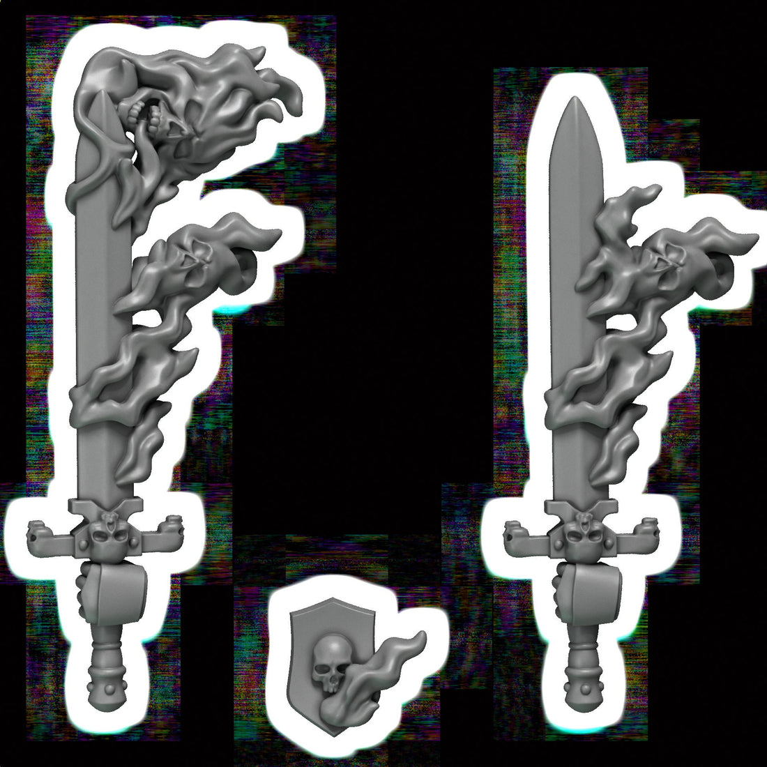 3d Printed Cursed Company Swords x10 by Greytide Studio – Last Hope ...