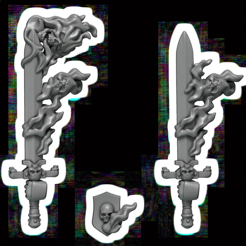 3d Printed Cursed Company Swords x10 by Greytide Studio – Last Hope ...