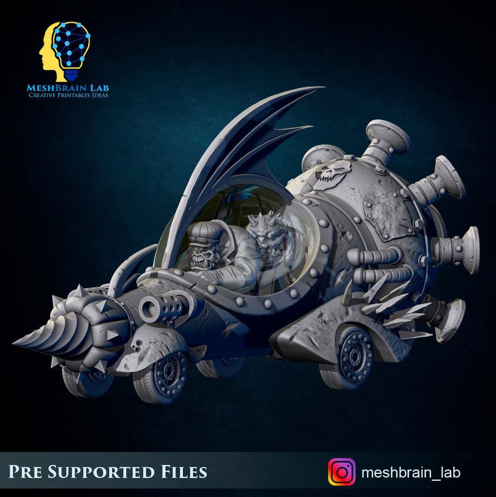 3d Printed Evil Machine Race Ork Car by Meshbrain Labs – Last Hope ...