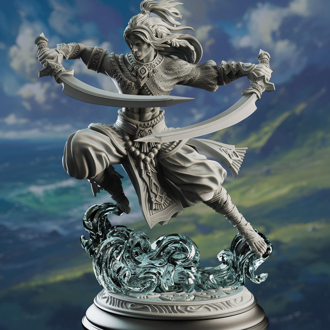 3D Printed Sword Dancer Fighter by DM Stash – Last Hope Miniatures