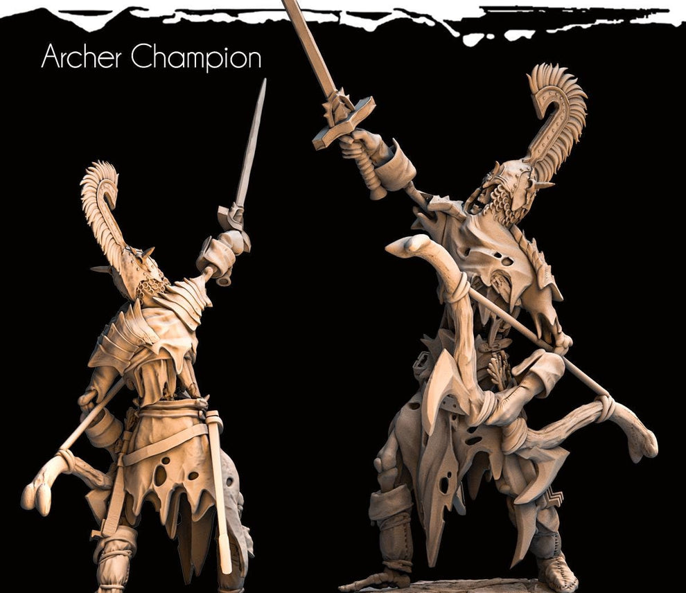 3d Printed Archer Champion by Monolith Arts – Last Hope Miniatures