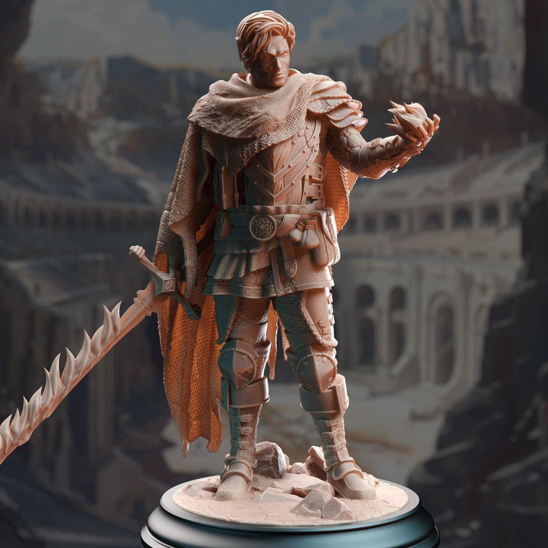 3D Printed Human Psionic Spellsword by DM Stash – Last Hope Miniatures