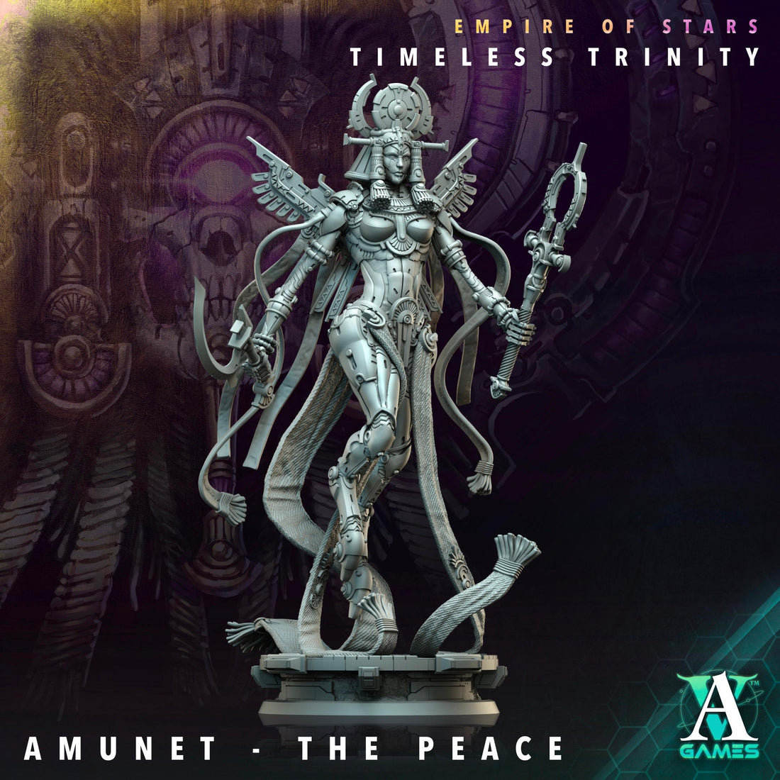 3D Printed Amunet - The Peace by Archvillain Games – Last Hope Miniatures