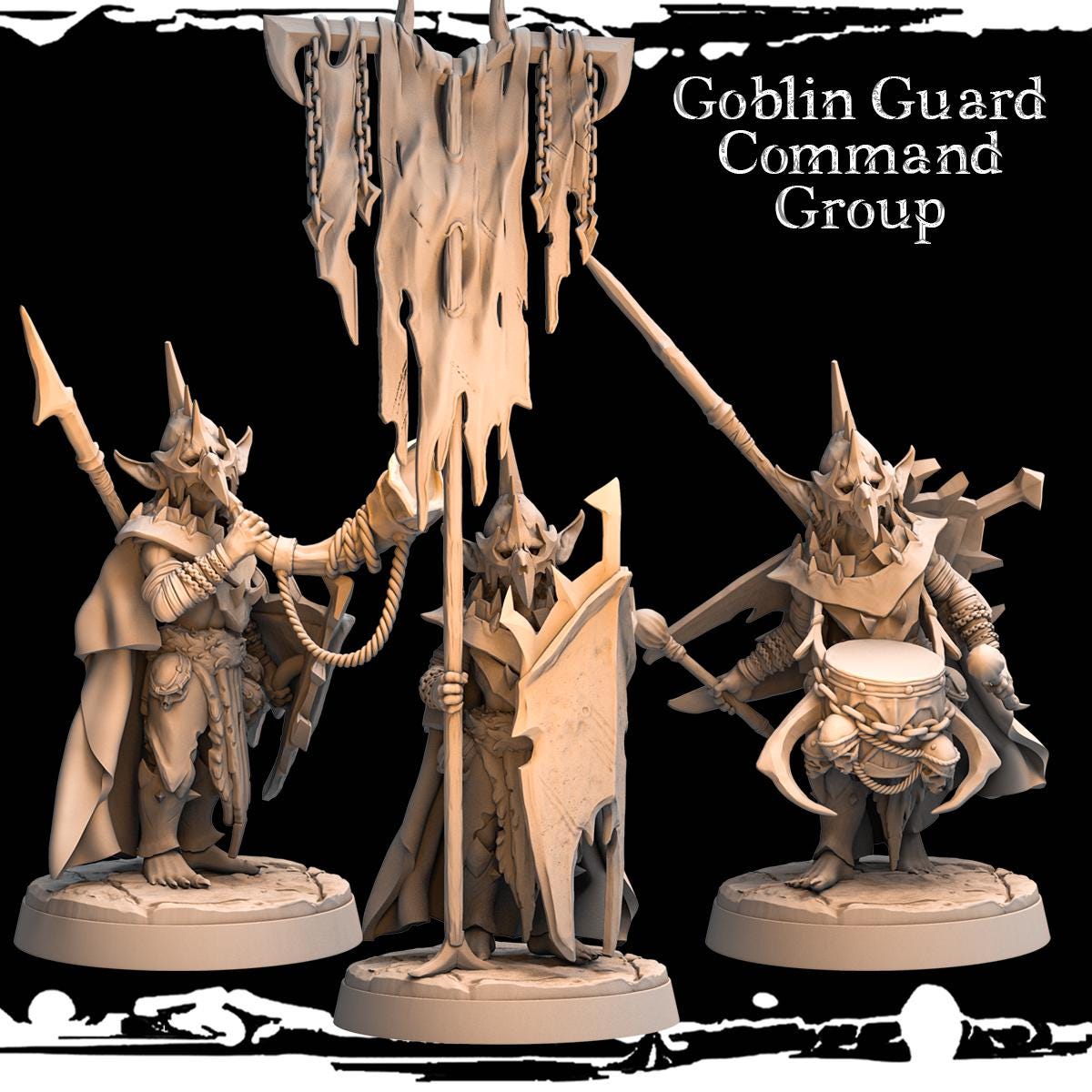 3D printed Orc Greenskin Command Group by Monolith Arts – Last Hope ...