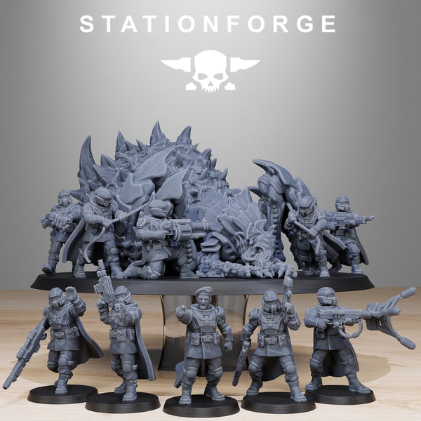 3D Printed Vaskar Xeno Hunters by StationForge Miniatures – Last Hope ...