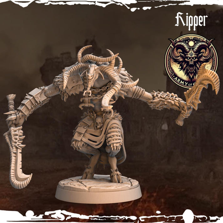 3D Printed Chaos Beast Ripper by Monolith Arts – Last Hope Miniatures