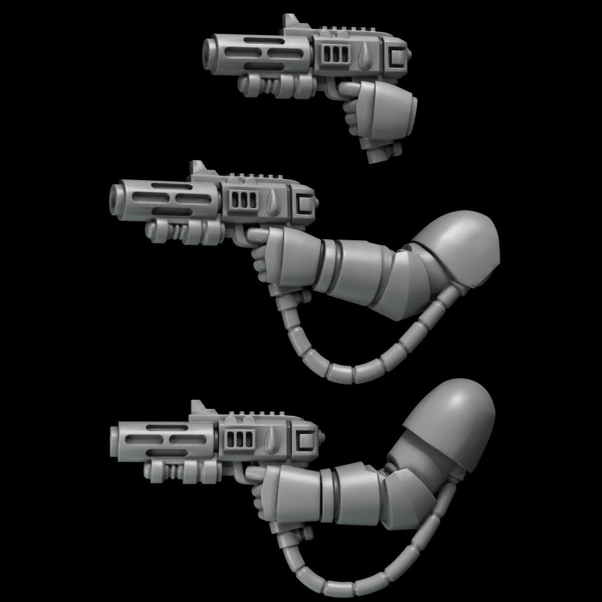 3d Printed Crimson Lords Hellfire Guns by Greytide Studio – Last Hope ...