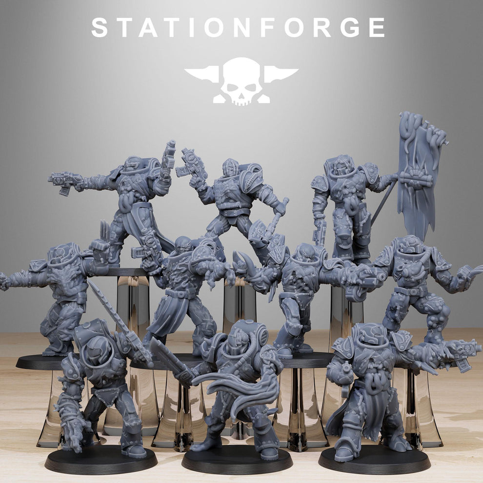 3D Printed Corrupted Socratis Infantry by StationForge Miniatures ...