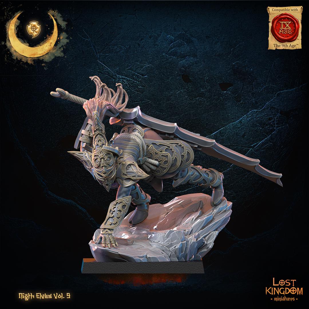 3D Printed Night Elf Ninja Hero by Lost Kingdom Miniatures – Last Hope ...