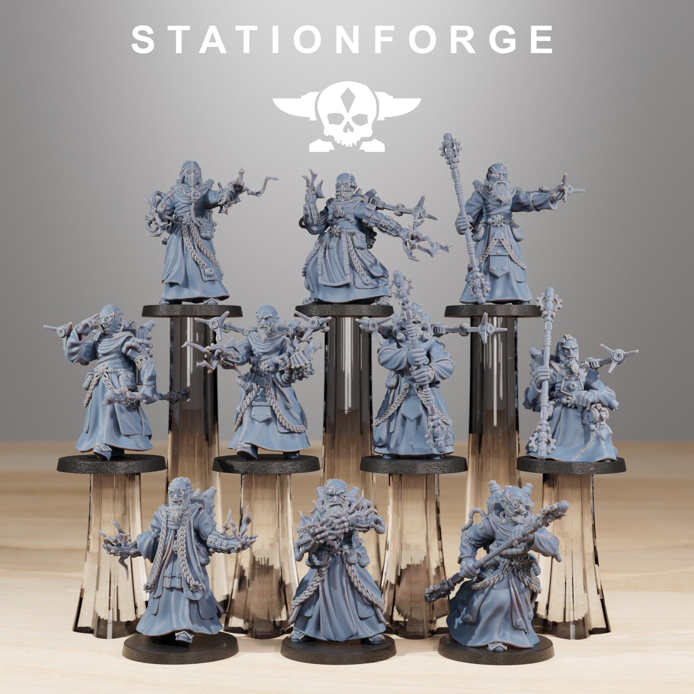 3D Printed Scavenger Preachers by StationForge Miniatures – Last Hope ...