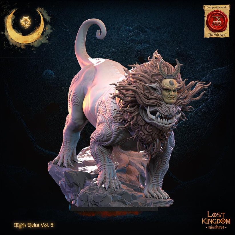 3D Printed Night Elf Lion Beast by Lost Kingdom Miniatures – Last Hope ...