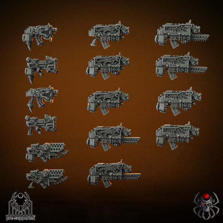 3D Printed Flame Lizards Tactical Squad Weapons by EightLegsMiniatures ...