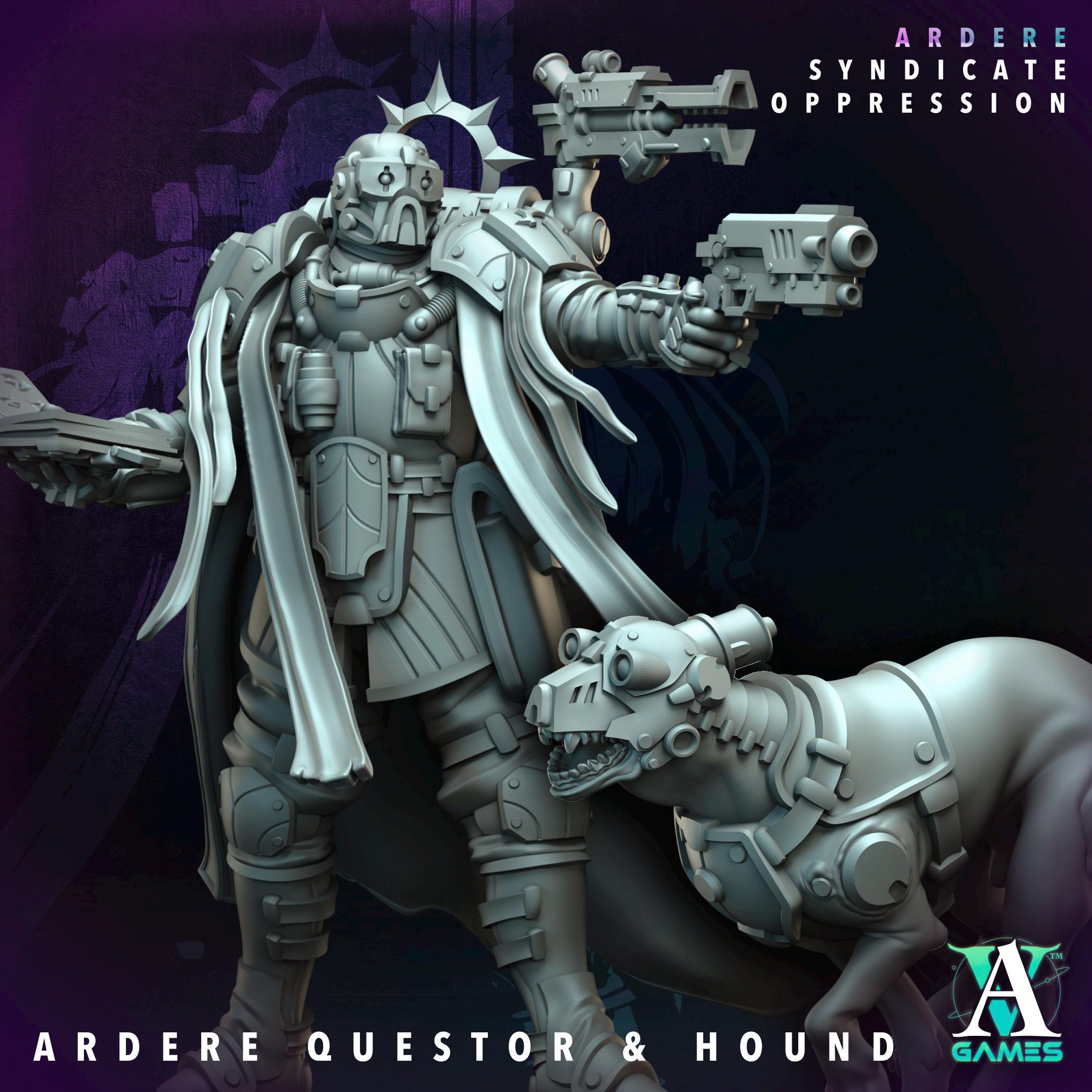 3D Printed Ardere Questor by Archvillain Games – Last Hope Miniatures