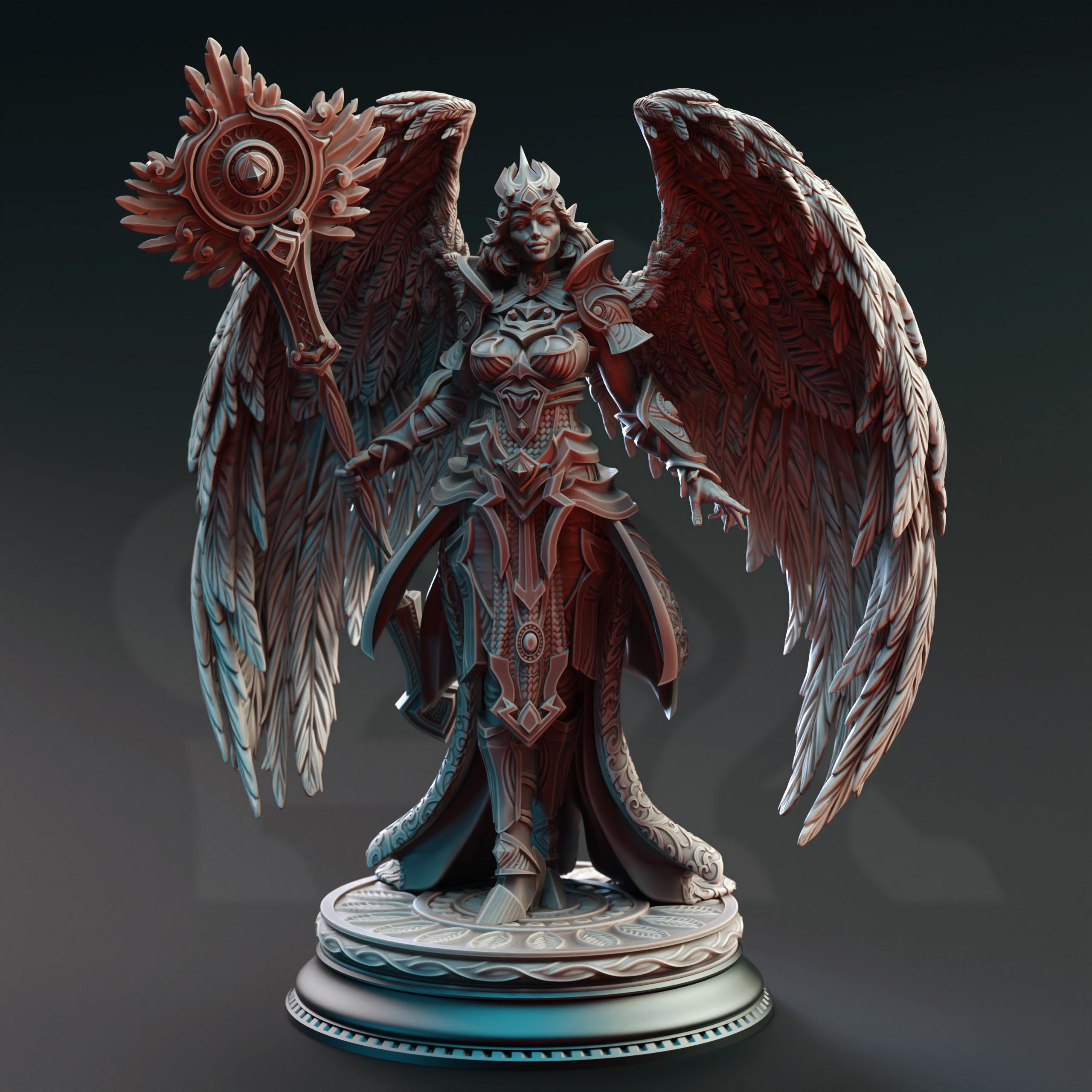3D Printed Angelic Cleric by DM Stash – Last Hope Miniatures