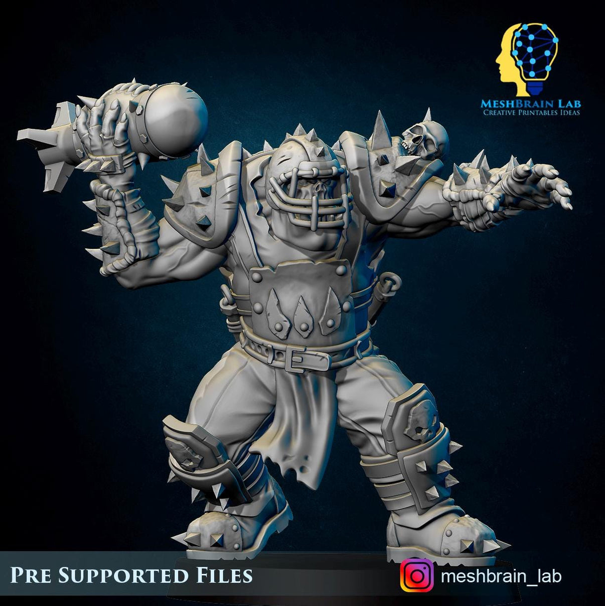 3d Printed Ork Special Tank Attacker by Meshbrain Labs Miniatures ...