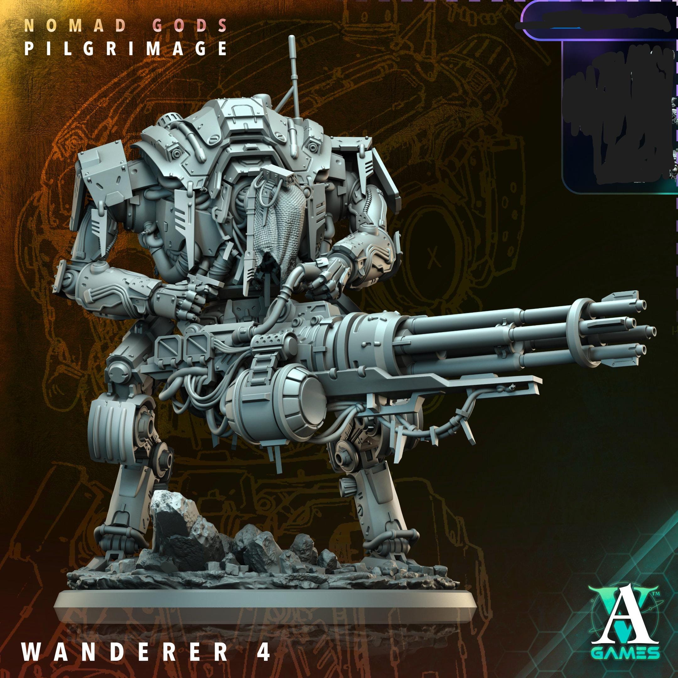 3D Printed Archimandrite Wanderer, Giant Robot Walker by Archvillain G ...