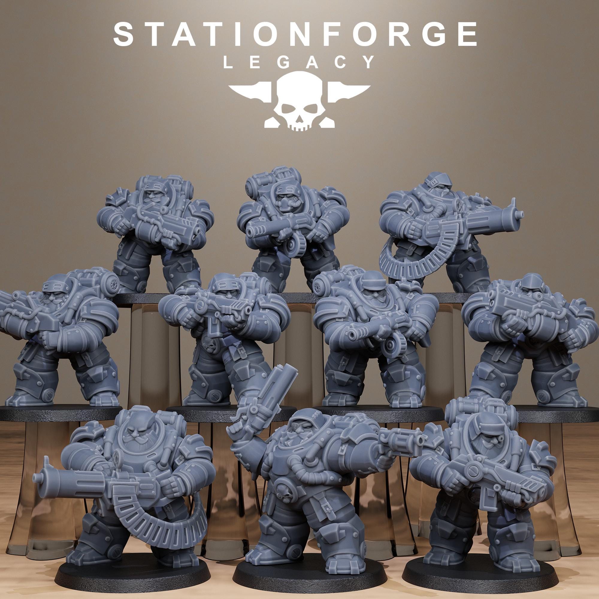 3D Printed Ironvale Heavies by StationForge Miniatures – Last Hope ...