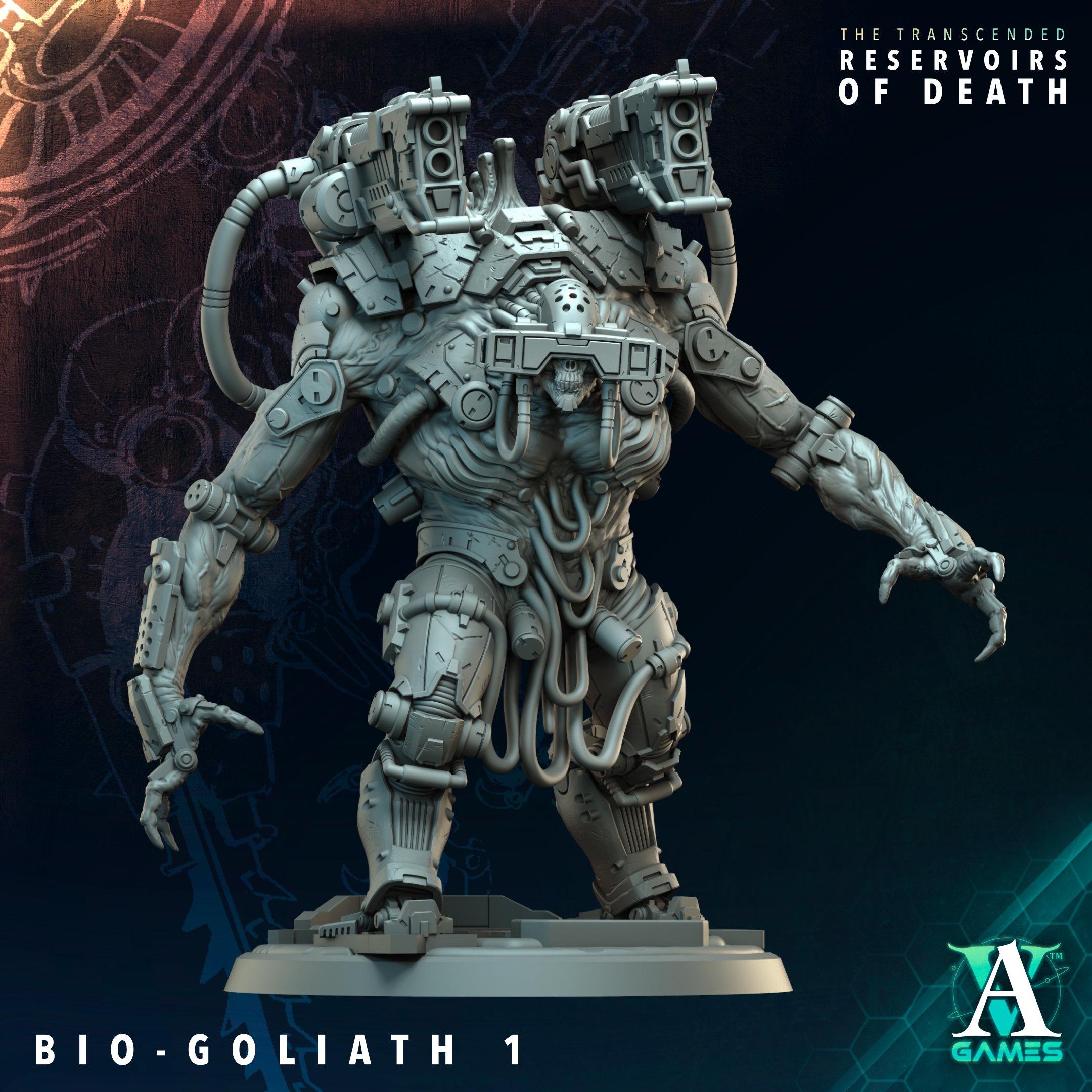 3D Printed Bio Goliath by Archvillain Games – Last Hope Miniatures