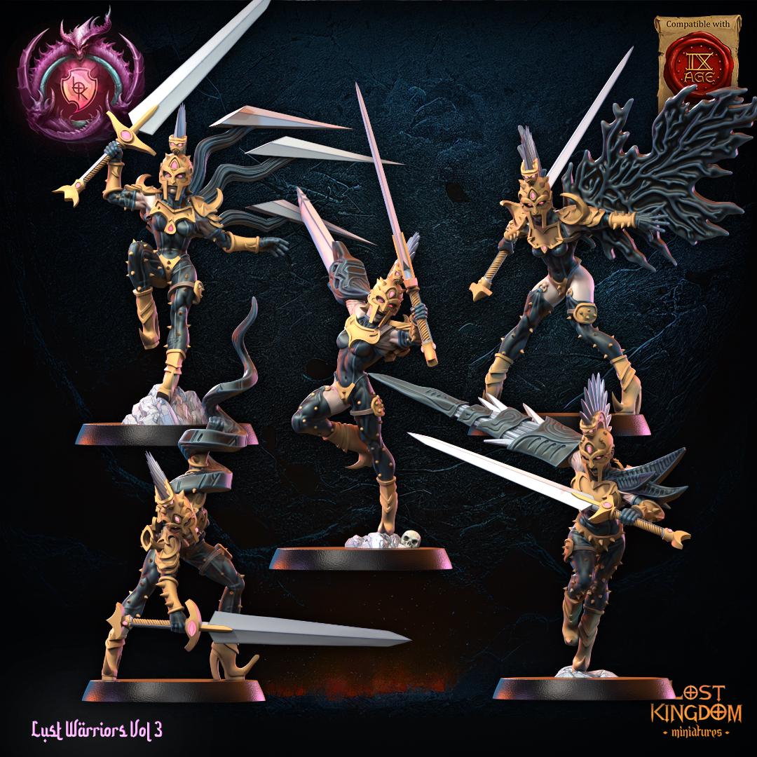 3D Printed Lust Fallen Regiment by Lost Kingdom Miniatures – Last Hope ...