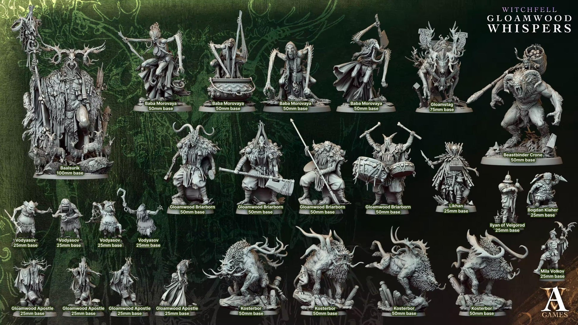 3D Printed Beastbinder Crone by Archvillain Games – Last Hope Miniatures